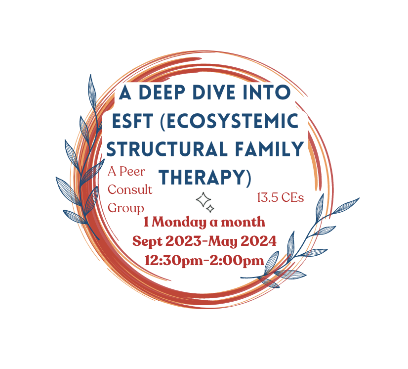 2023 PCG A Deep Dive into ESFT (Ecosystemic Structural Family Therapy)
